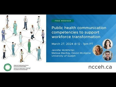 Public health communication competencies to support workforce ...